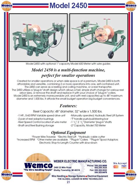 Reel Handling Take Up Machines 2450 Take Up Machine