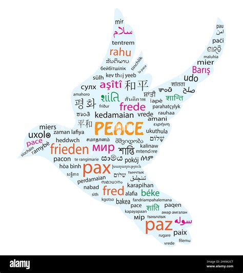 Paz Peace Stock Vector Images Alamy