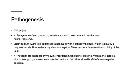 Pyrexia Of Unknown Origin Pathogenesispptx
