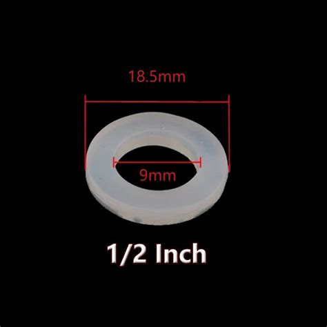 20pcs 12 34 1 Silicon Rubber Flat Gasket O Ring Seal Washer Ring