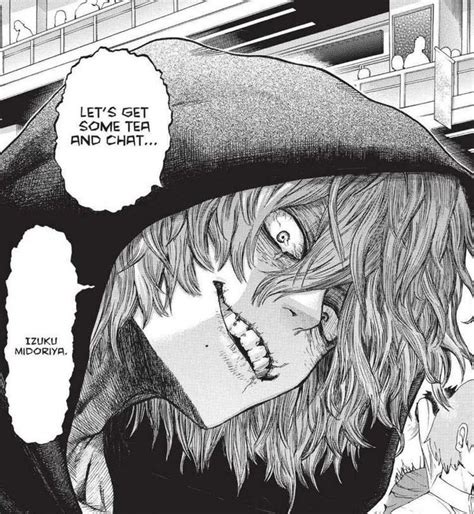 Shigaraki Boku No Hero Academia Manga Panel My Hero Academia Manga