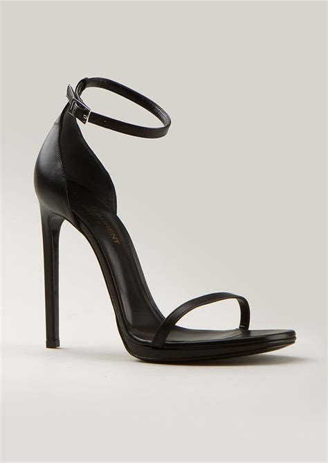 Black High Heel Sandals