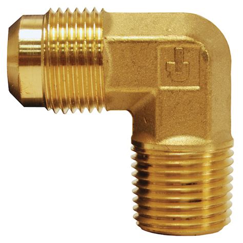 Brass Sae 45° Male Elbow Flare Ftg 58 Tube12 Pipe1 116 Strght