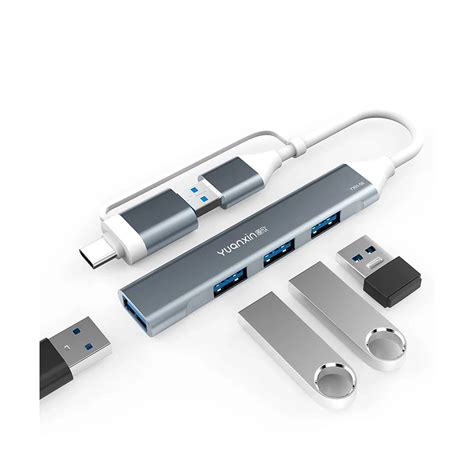 Yuanxin Yxh Usb Type C Male To Quad Usb Female Usb Hub Price In Bd Ryans