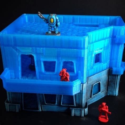 3d Printable Modular Scifi Habs 15mm Scale By Arian Croft