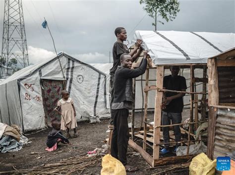 In Pics Internally Displaced Persons Camp In Eastern Drc Xinhua