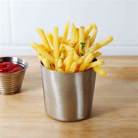 American Metalcraft Ffc337 3 3 8 Satin Stainless Steel French Fry Cup