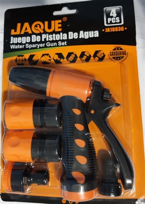 Kit Set Juego Conector Rápido Manguera De Jardín 4 Piezas Ferretodo
