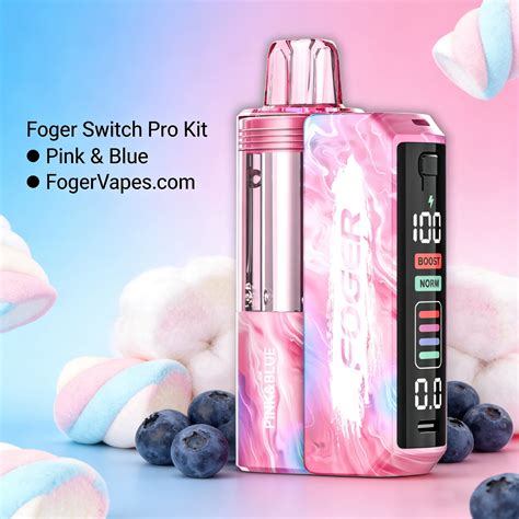 Buy Foger Pink And Blue Flavor Fogger Cotton Candy Vape Review