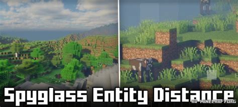 Скачать Spyglass Entity Distance для Minecraft 1211