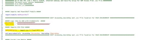 Automate Aws Vpc Setup With Aws Powershell And Csv The Art Of Information Technology