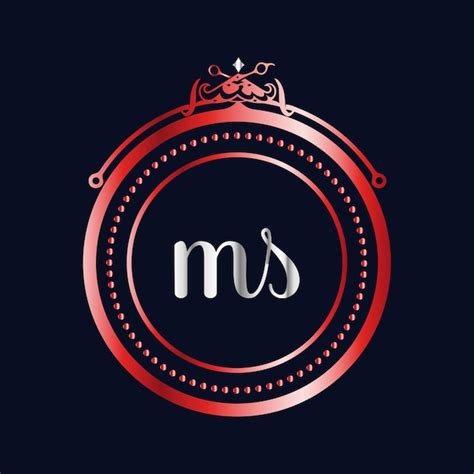 Premium Vector Ms Monograms Logo Salon Luxury Cosmetics Spa Beauty Vector Template