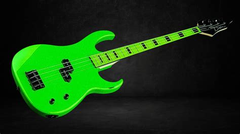 How Fun Is This Neon Green 80s Dream Of An Electric Bass From Dean
