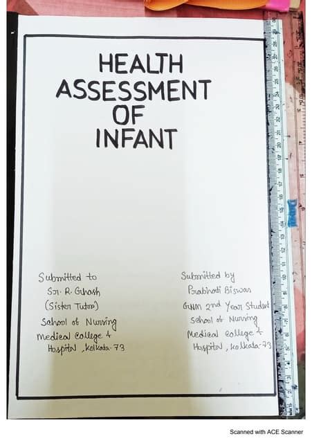 Health Assessment On Infantpdf