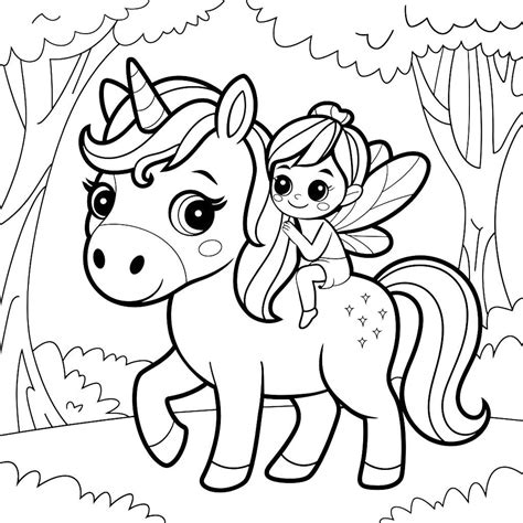 Schöne Einhorn Ausmalbilder Zum Kostenlosen Ausdrucken 🦄
