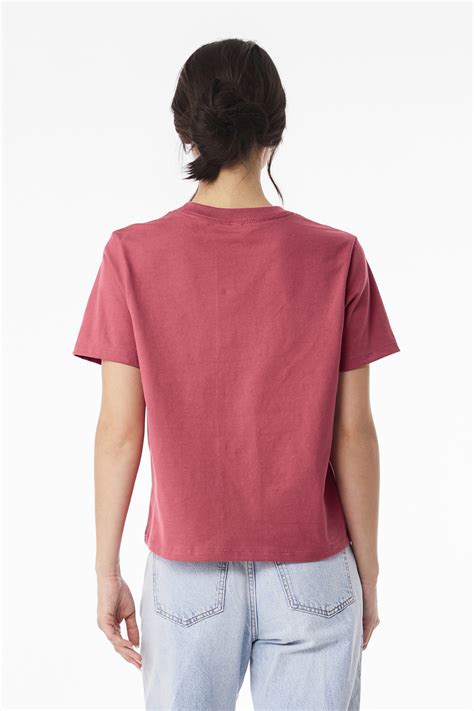 Bellacanvas Womens 6 Ounce Heavyweight Tee Product Company Casuals