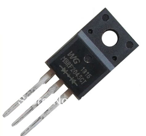 5pcs Mbrf2045ct Mbr2045 Diode Schottky 45v 20a To 220 Ebay Australia