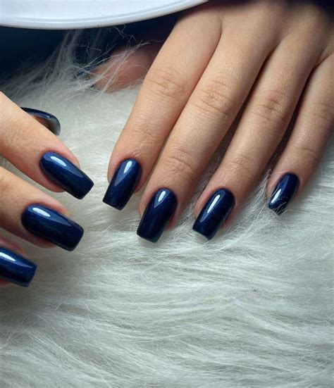 20 Beautiful Navy Nails Going Viral On Pinterest