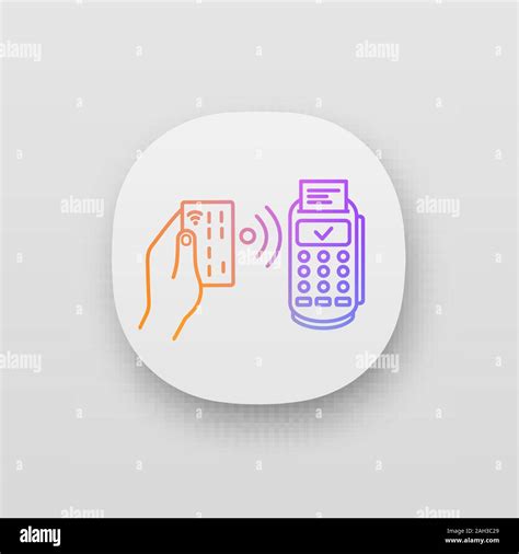 Nfc Payment App Icon Pos Terminal Uiux User Interface Payment Terminal Contactless