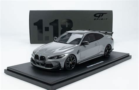 1 18 Gt Spirit 2022 Bmw M4 G82 By Ac Schnitzer Nardo Grey Resin Car