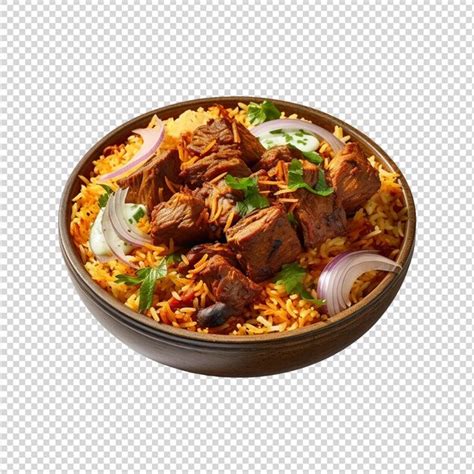 Premium Psd Briyani Isolated On White Background