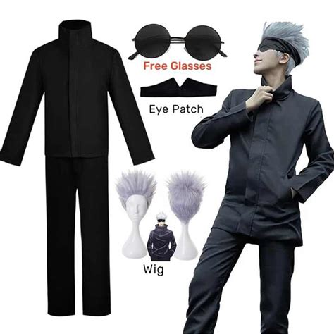 Anime Jujutsu Kaisen Gojo Satoru Cosplay Costume Halloween