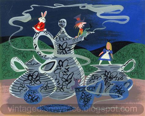 Vintage Disney Alice In Wonderland Mary Blair Alice At The Tea Party