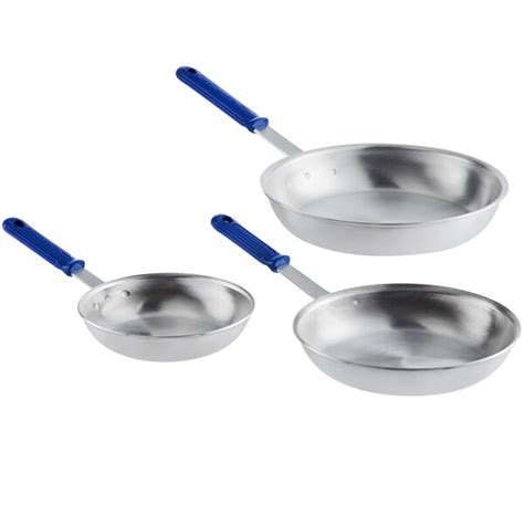 Vollrath Wear Ever 3 Piece Aluminum Fry Pan Set With Rivetless Interior