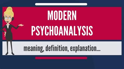 What Is Modern Psychoanalysis