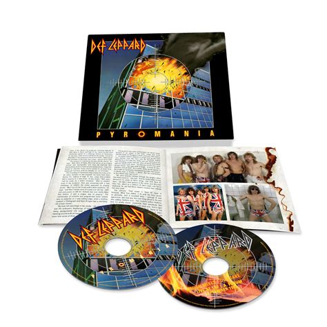 Def Leppard Pyromania 40th Anniversary Deluxe Edition 2 Cd