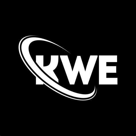 Kwe Logo Kwe Letter Kwe Letter Logo Design Initials Kwe Logo Linked