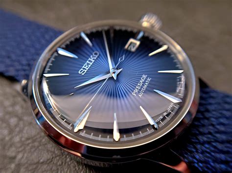 Business Professional Seiko Presage Srpb41 Cocktail Time Blue Moon