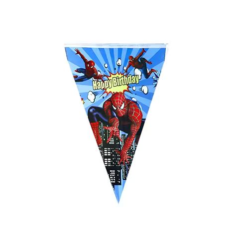 Spider Man Flag Bunting Jiggles Party Store