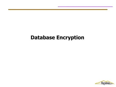 Ppt Database Encryption Powerpoint Presentation Free Download Id