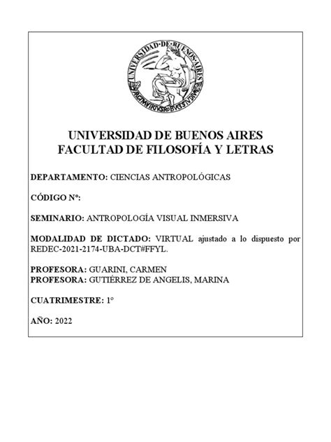 Seminario Antropo Arte Visual Guarini De Angelis Pdf Imagen