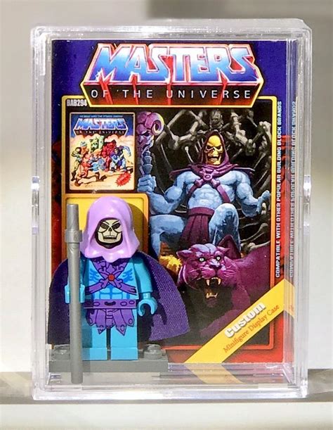 Motu Skeletor Minifigure Display Case Lego He Man Type Custom 312d