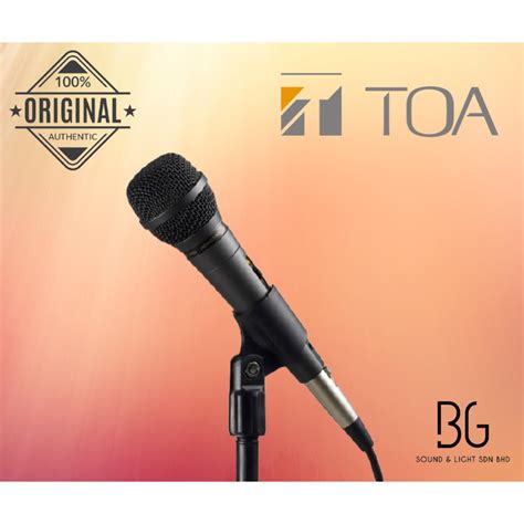 Mic Azan Microphone Toa Microphone Dm320 Dynamic Mircophone With 7 5 Meter Microphone Cable