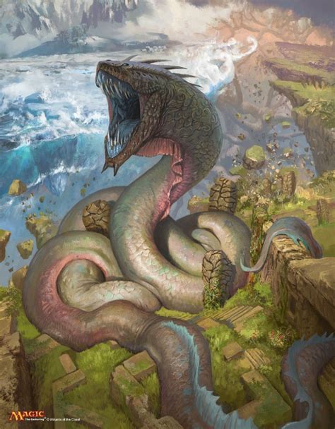 Komas Coil Token Mtg Art From Kaldheim Set By Simon Dominic Art Of