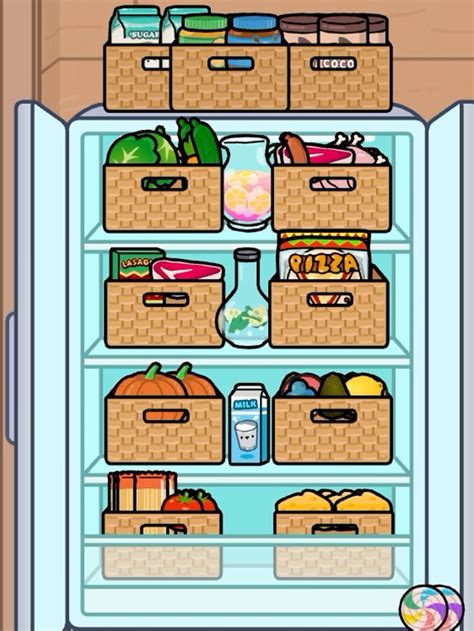 Toca Boca Fridge And Idea
