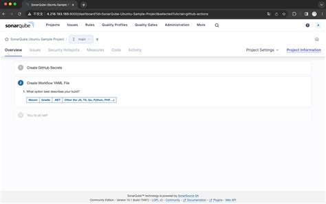 Tool 於 Ubuntu 透過 Docker 建置 SonarQube Community Edition