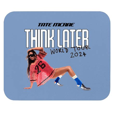 Tate Mcrae The Think Later World Tour 2024 Tour Mouse Pads Sold By