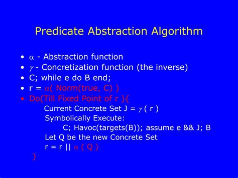 Ppt Predicate Abstraction For Software Verification Powerpoint Presentation Id3914916