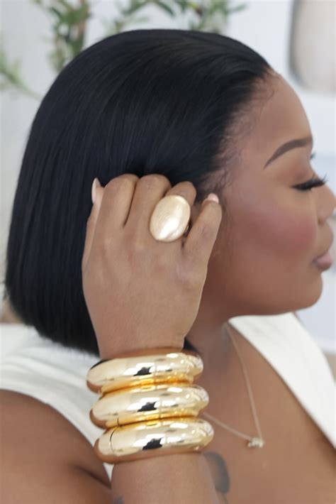 Gold Statement Bangle The Mahi Collection