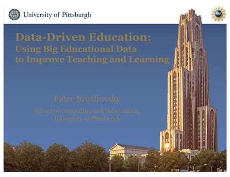 Data Driven Education 2020 Using Big Educational Data To Improve