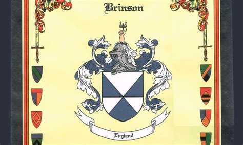 Brinson Coat Of Arms And Name Origin Genealogy