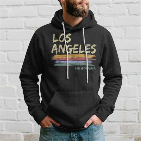Vintage Los Angeles California Souvenir Idea Hoodie Monsterry