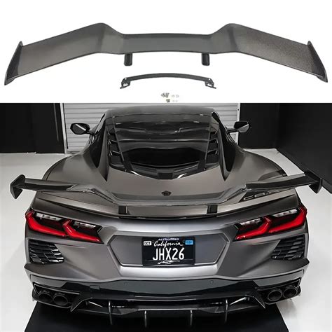 Pure Perf High Wing Carbon Fiber Z06 Style For C8 Corvette Base Z51