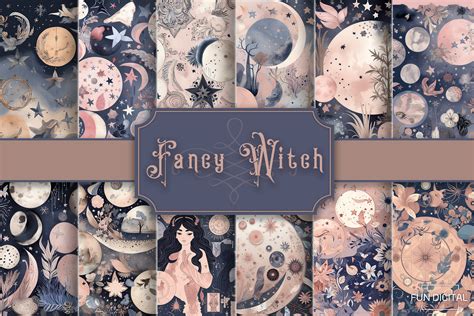Fancy Witch Backgrounds Pastel Spirit Graphic By Fun Digital · Creative