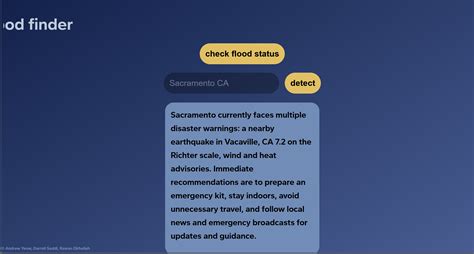 Flood Finder Devpost