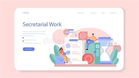 Executive Assistant Banner Stock Illustrations 243 Executive